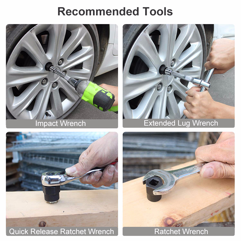 NS Modify 10PCS Damaged Lug Nut Lock Remover Nut R... – Grandado