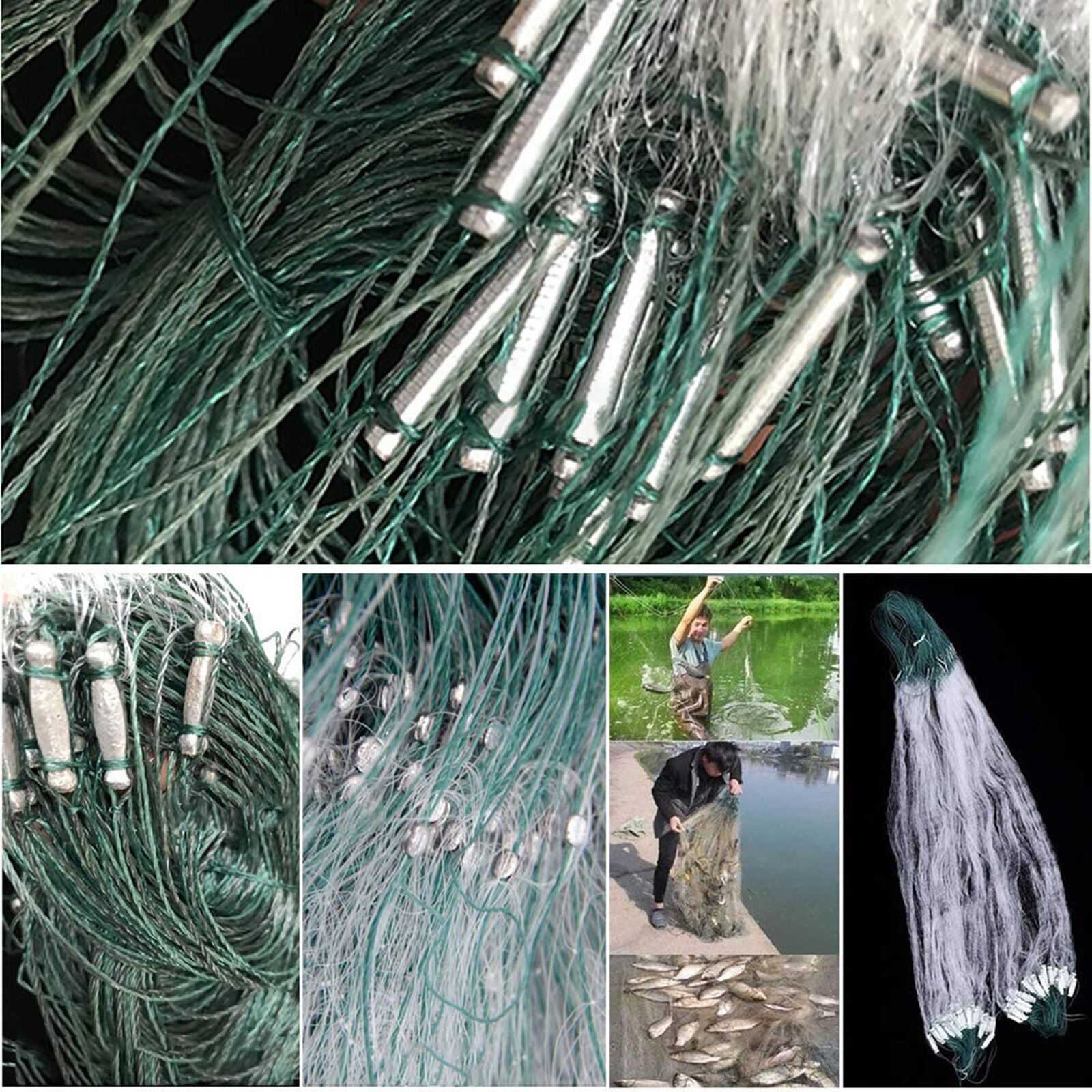 Three Layer Of Float Net Bait Net Fishing Gear Mes... – Grandado