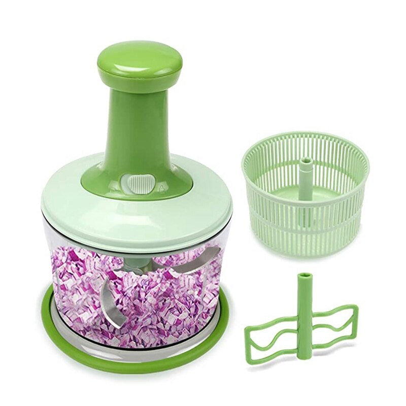4 Cup Onion Food Chopper for Salsa Pesto Coleslaw ... – Vicedeal