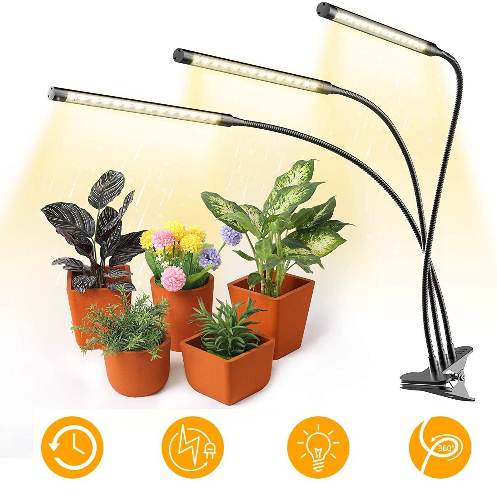 Plant Light 9W 45 LED Constant Time LED Plant Grow... – Grandado