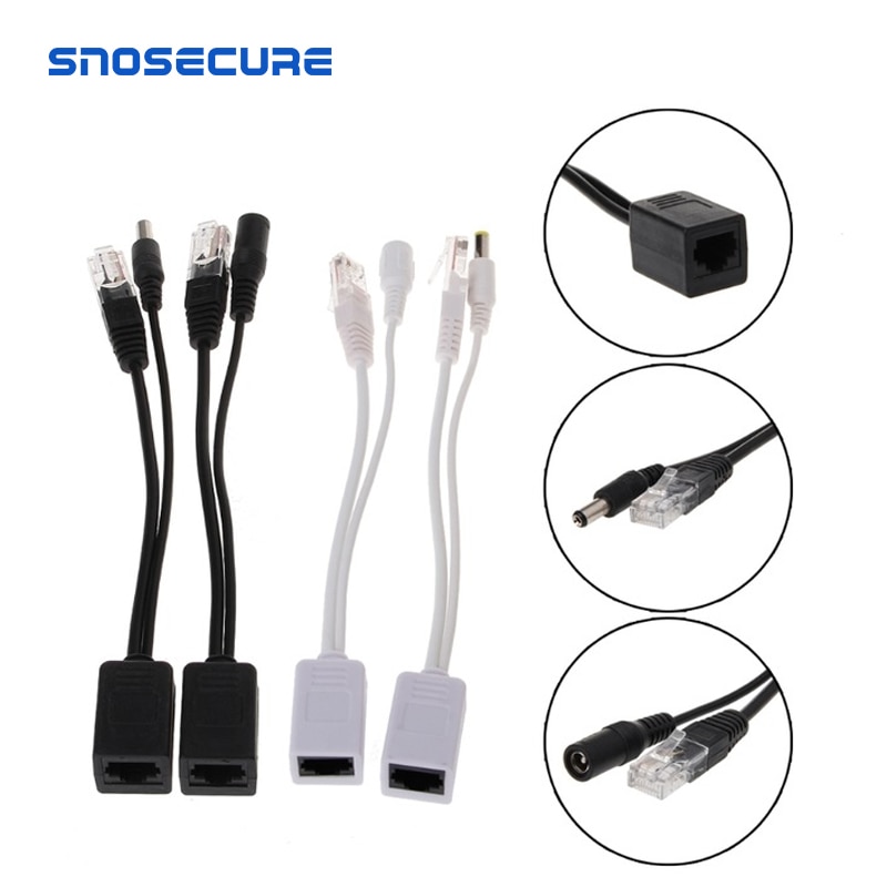 SNOSECURE POE Cable Passive Power Over Ethernet Ad... – Grandado