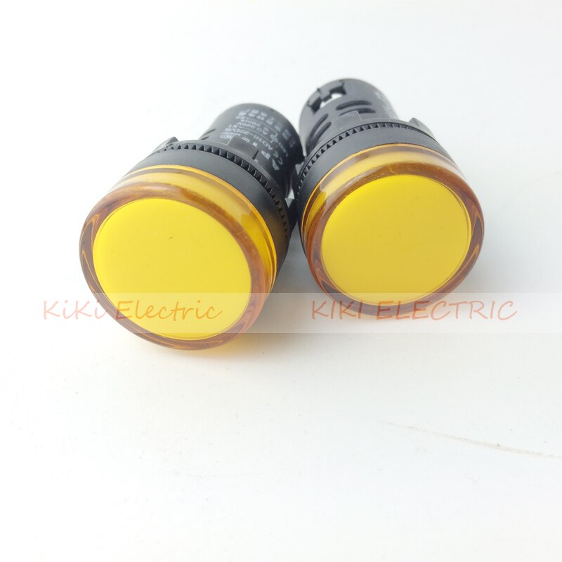 22mm Indicator light Yellow Led Indicator lamp 12v... – Vicedeal