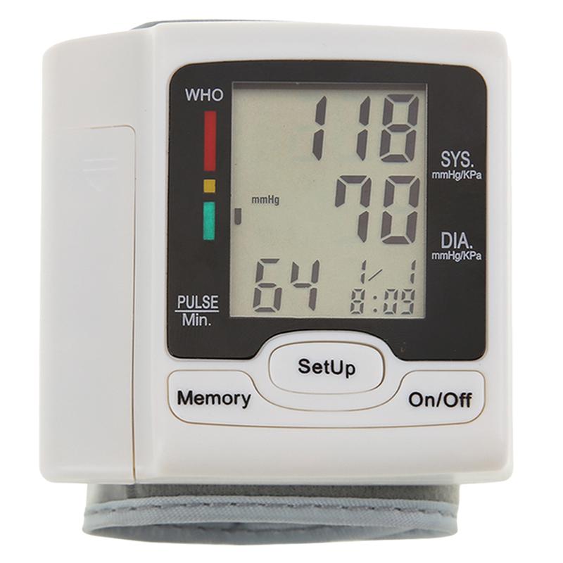 Digital Wrist Blood Pressure Monitor LCD Automatic... – Grandado