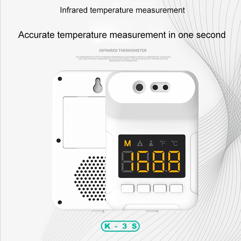 Infrared sensing thermograph wall mounted with ala... – Grandado