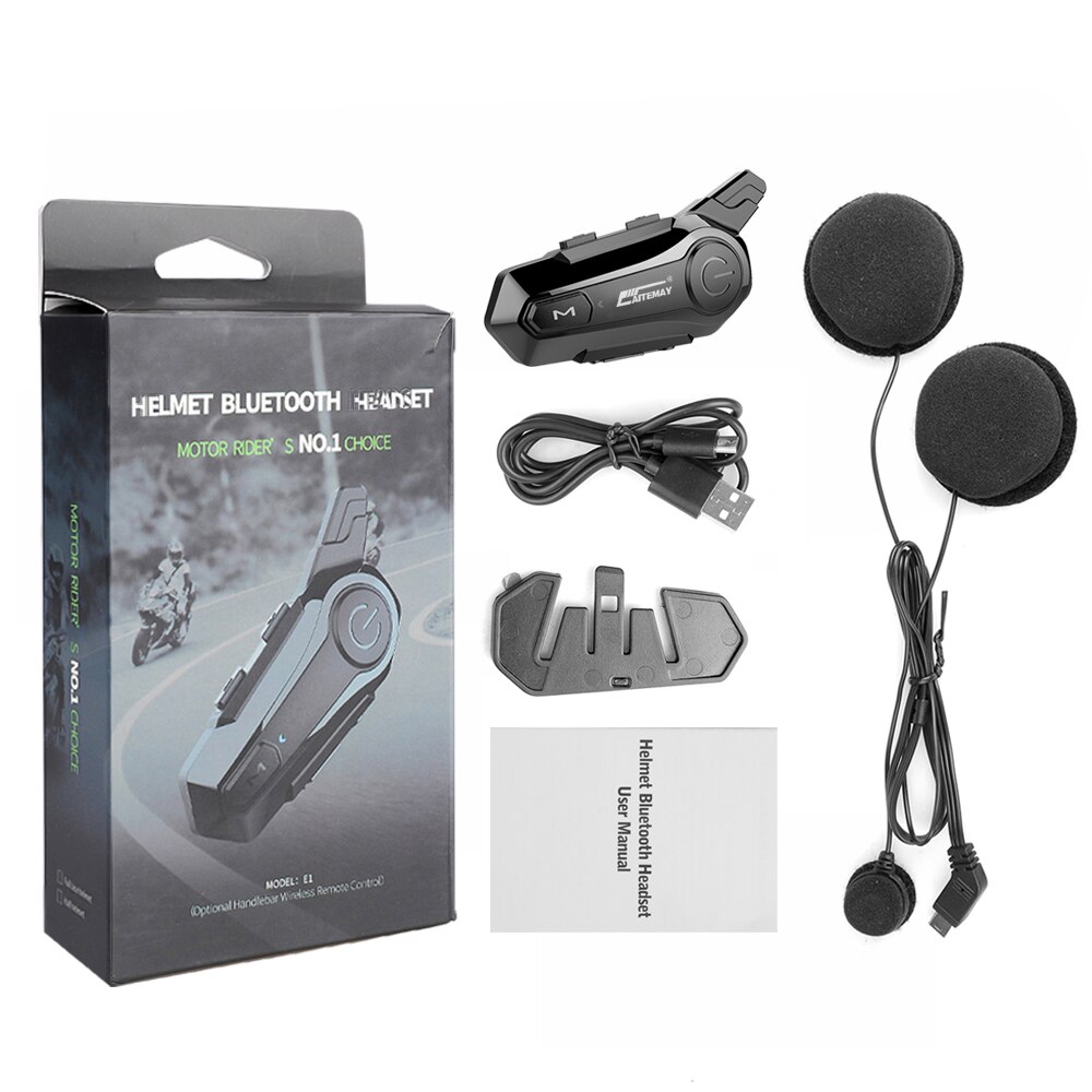 Motor Helm Intercom Bt V5.0 Motorfiets Draadloze H... – Vicedeal