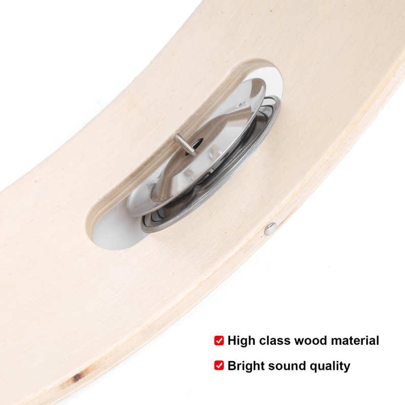 Orff Instrument Musical Tambourine Musical Hand Ro... – Grandado