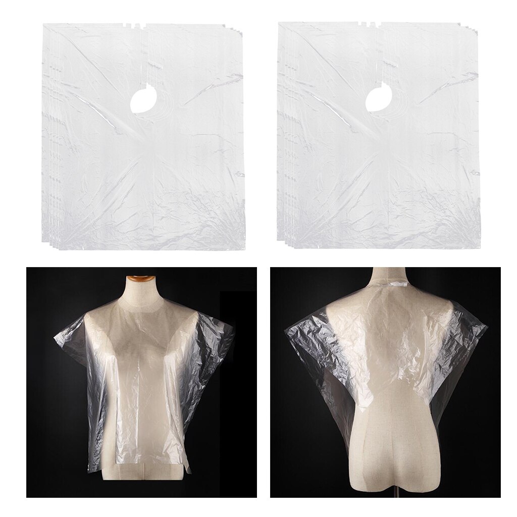 100pcs Disposable Hairdressing Cape Shield Salon S... – Grandado