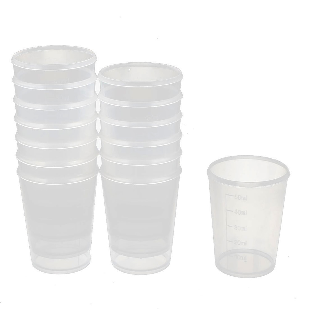 Plastic Graduated Measuring Measure Cup 50ML 14pcs... – Vicedeal