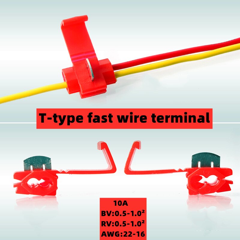 1/5/10pcs T-shaped terminal blocks,electrical conn... – Vicedeal