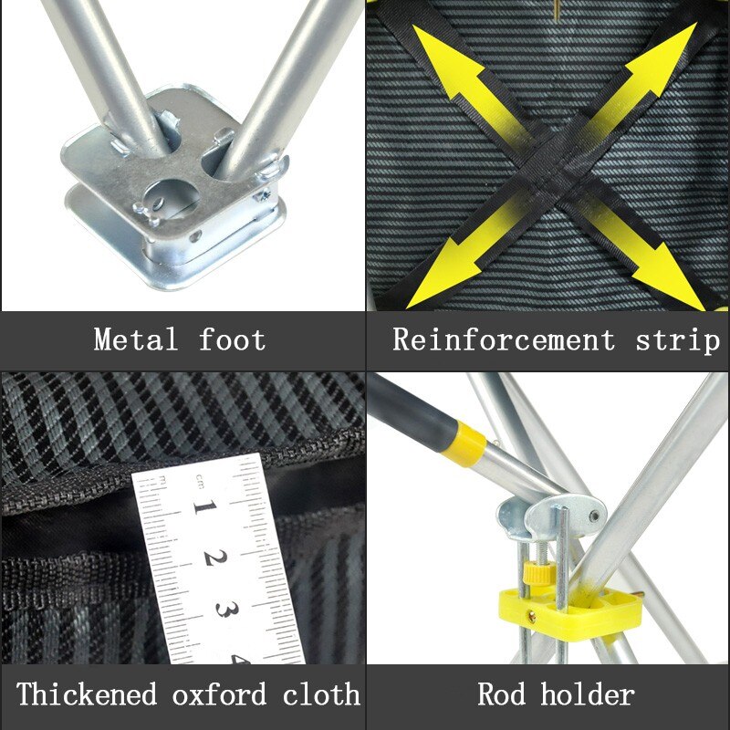 folding Aluminum alloy noctilucence Rod holder Mul... – Vicedeal