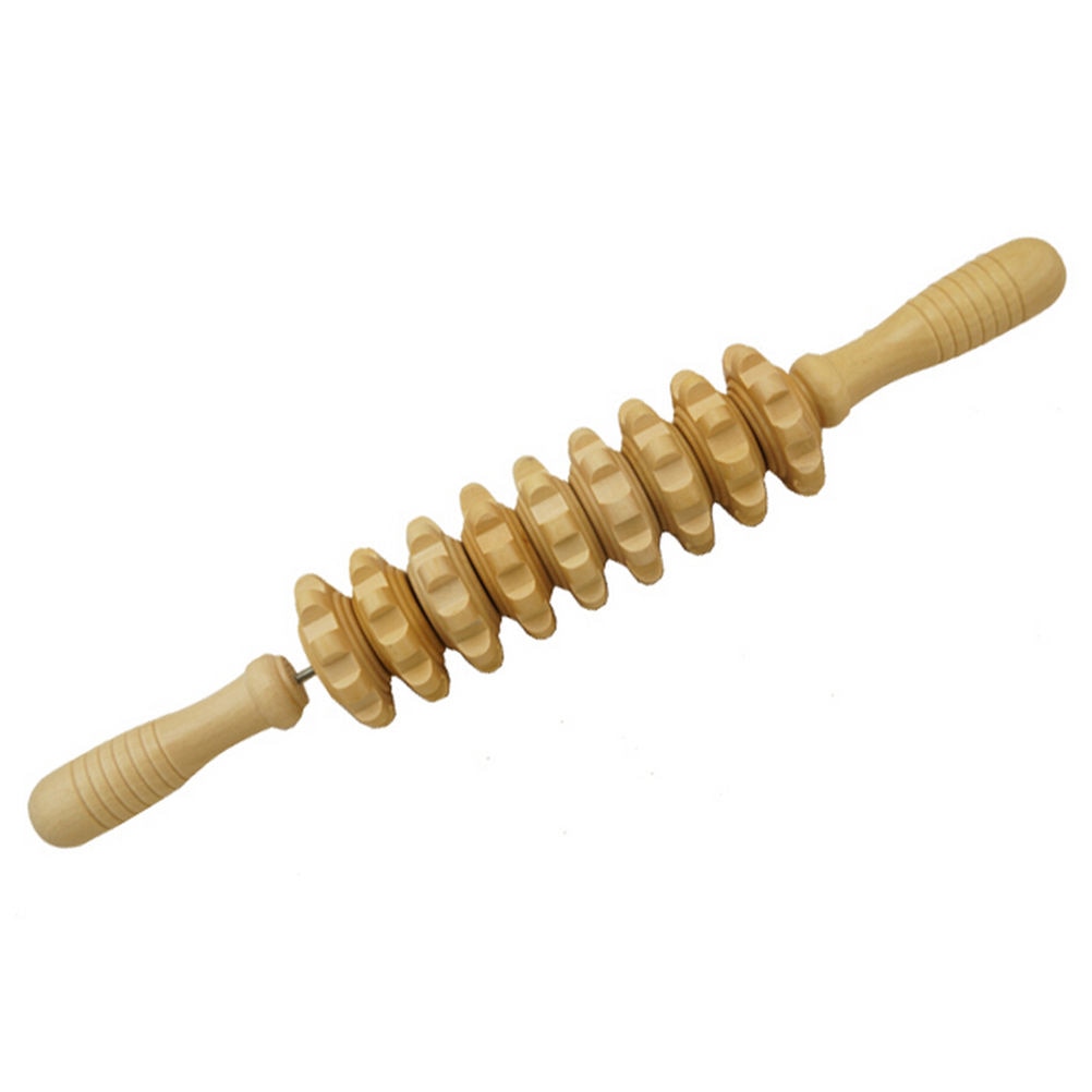 2 Colors Wood Exercise Roller Sports Injury Gym Mu... – Vicedeal