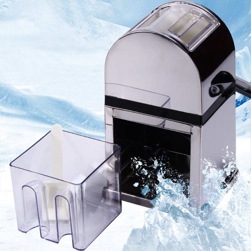 Portable Hand Crank Manual Ice Crusher Shaver Kids... – Vicedeal