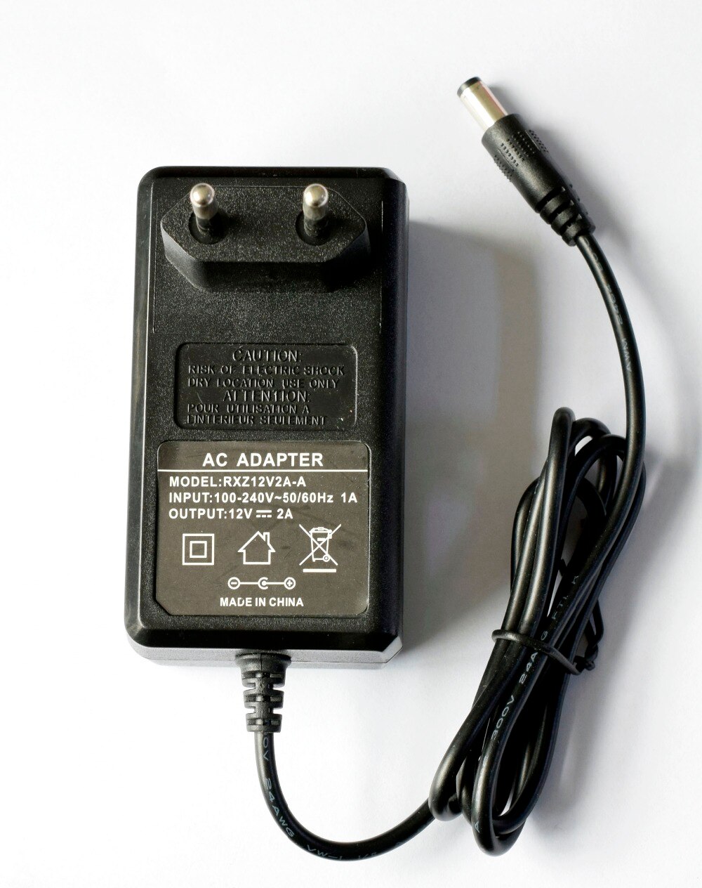 2.1mm x 5.5mm DC 12V 2A Power Supply Adapter CCTV ... – Grandado