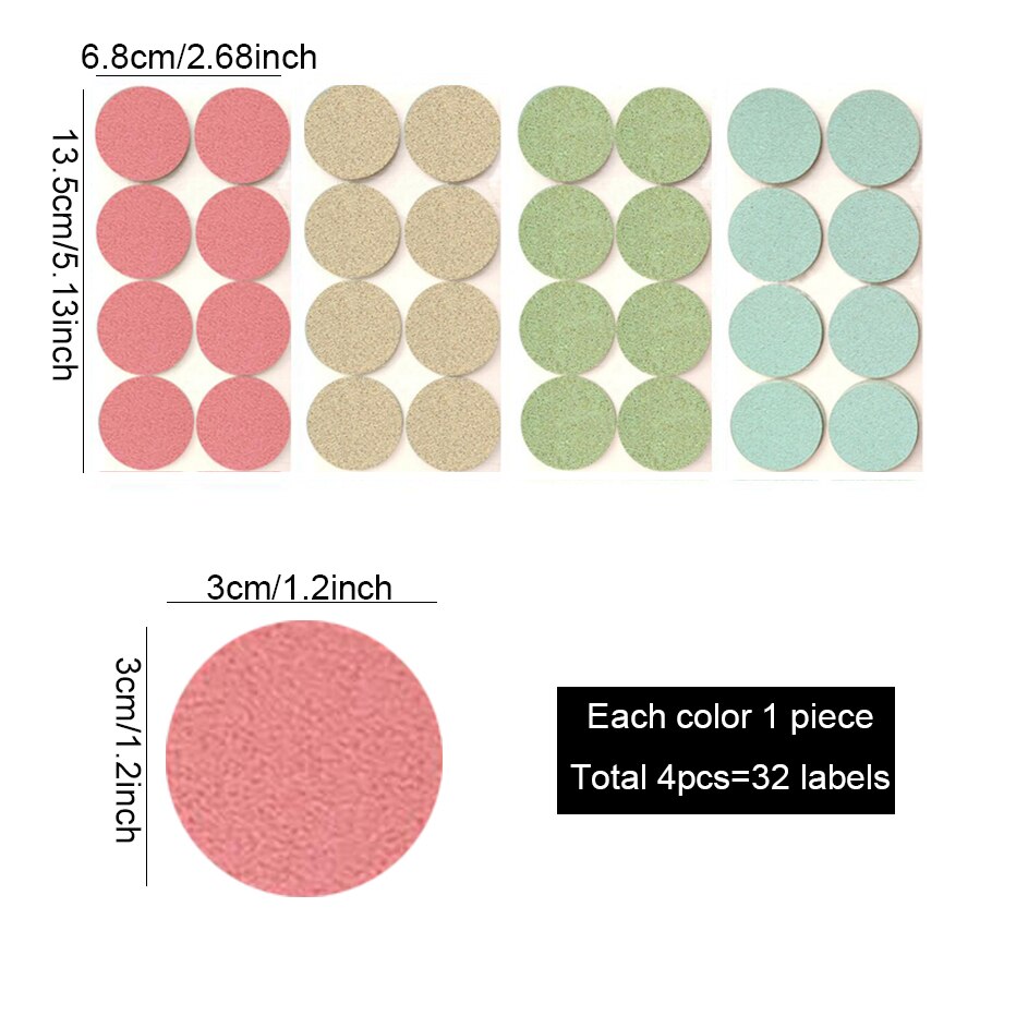 Round Rectangle Square Shape Stickers Self Adhesiv... – Vicedeal