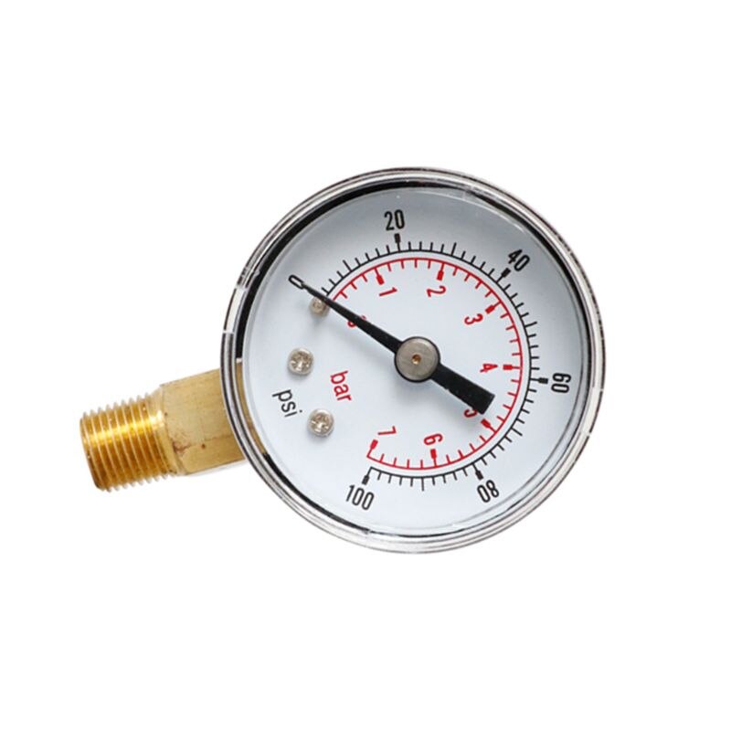 Pressure Gauge 40mm Dial 1/8" BSPT Vertical 15,30,... – Grandado