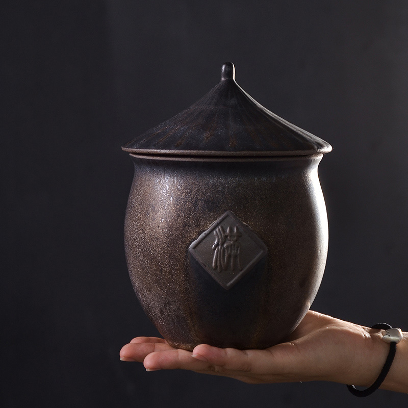 TANGPIN big ceramic tea caddies vintage tea canist... – Grandado