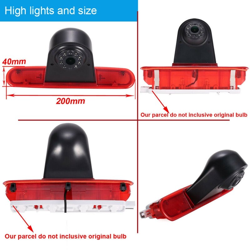 Car High Brake Light Reversing Camera Rear View Ca... – Grandado