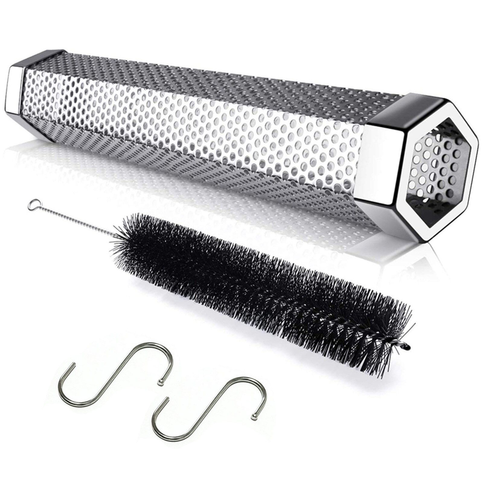 BBQ Smoke Generators Stainless Steel Round Holes P... – Vicedeal