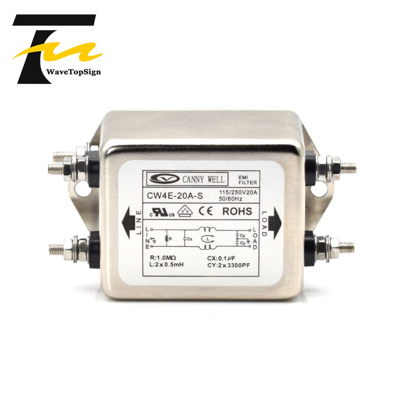 Canny Well Emi Filter CW4E-10A 20A 30A 40A-S Enkel... – Grandado