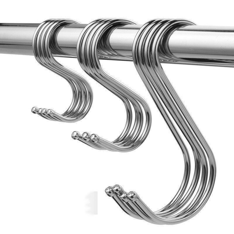 Gancho grueso en forma de S de acero inoxidable, u... – Grandado