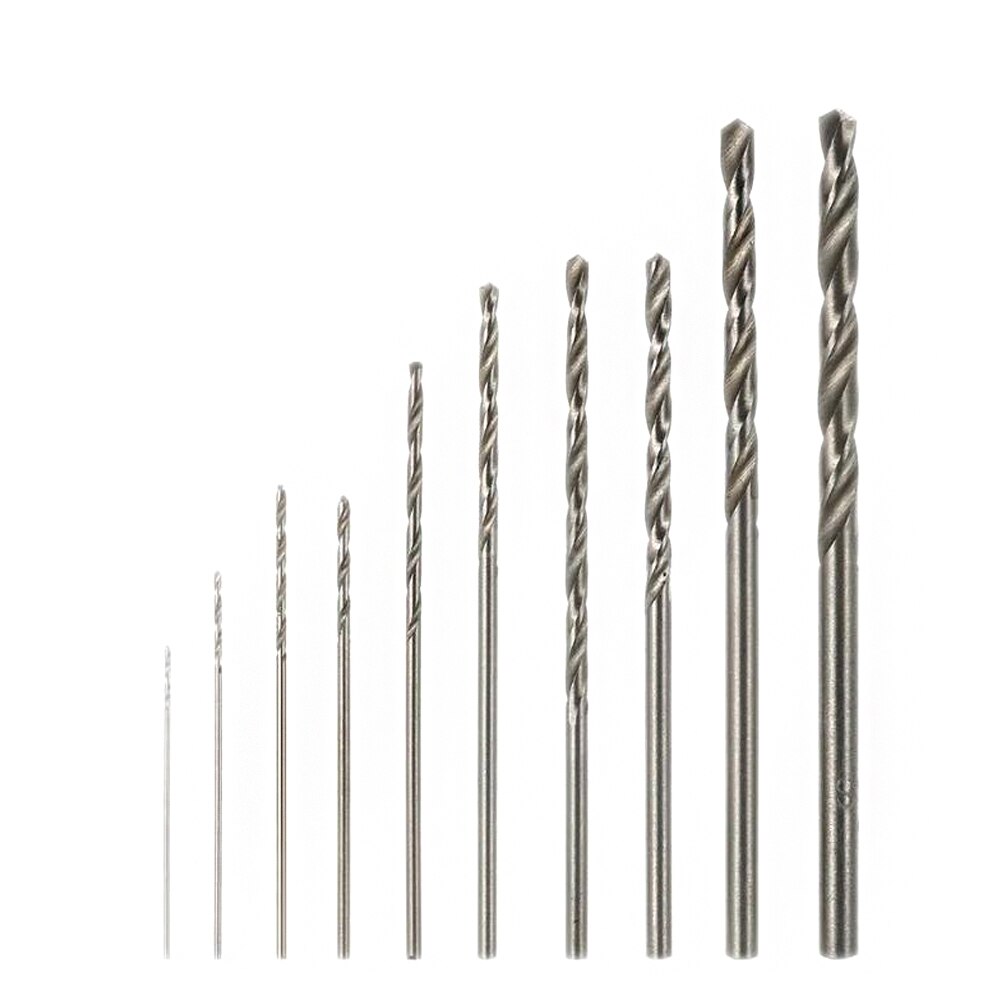 10Pcs HSS High Speed White Steel Twist Drill Bit S... – Grandado
