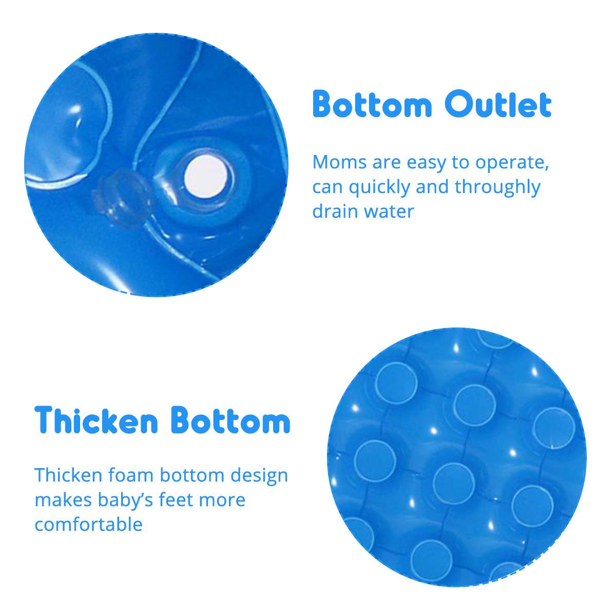 80/100/130/150CM Portable Indoor Outdoor Baby Swim... – Vicedeal