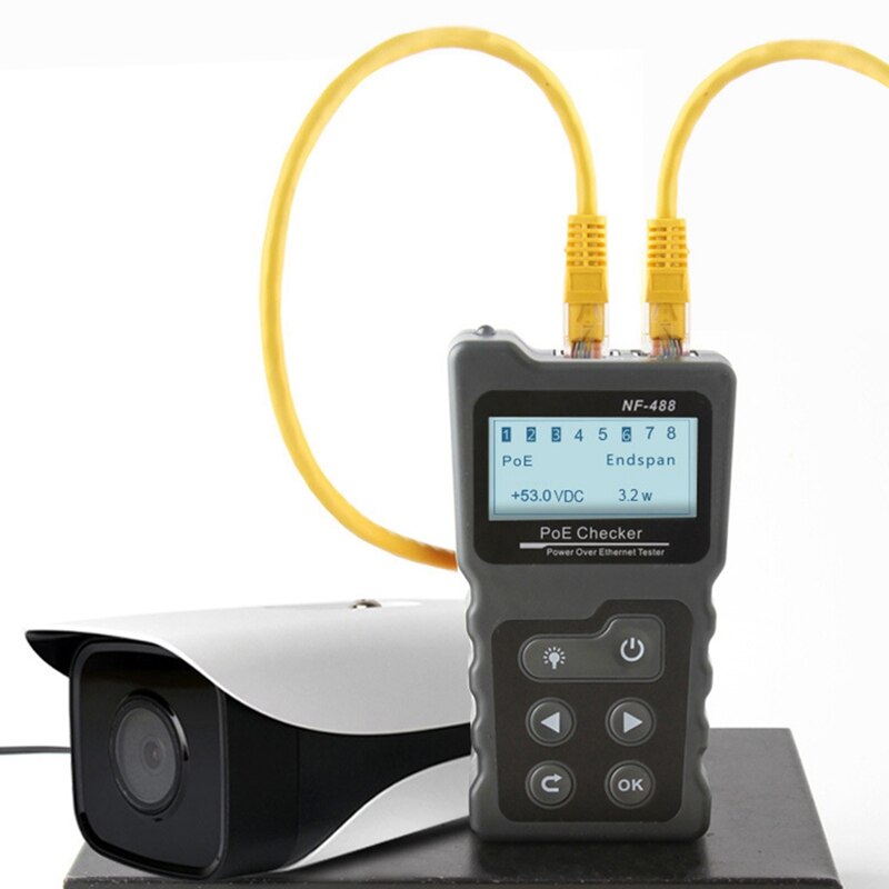 Tester Inline Tester Power over Ethernet Voltage C... – Vicedeal