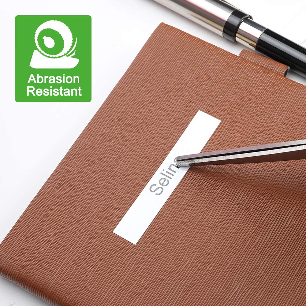 Labelife TZe-155 White on Clear 24mm Compatible fo... – Grandado