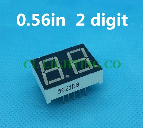Ultra bright white 0.56inch 2bit Common Cathode Di... – Grandado