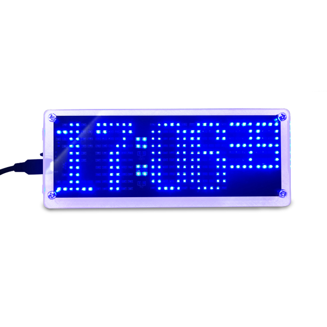 LED Dot Matrix Clock DIY Bulk Parts Welding Light ... – Grandado