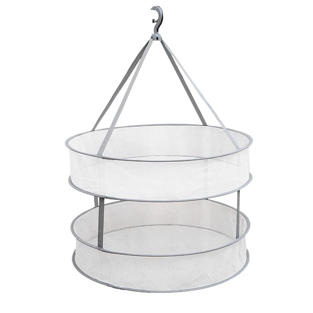 Foldable Net Hanging Laundry Basket Windproof Clot... – Grandado