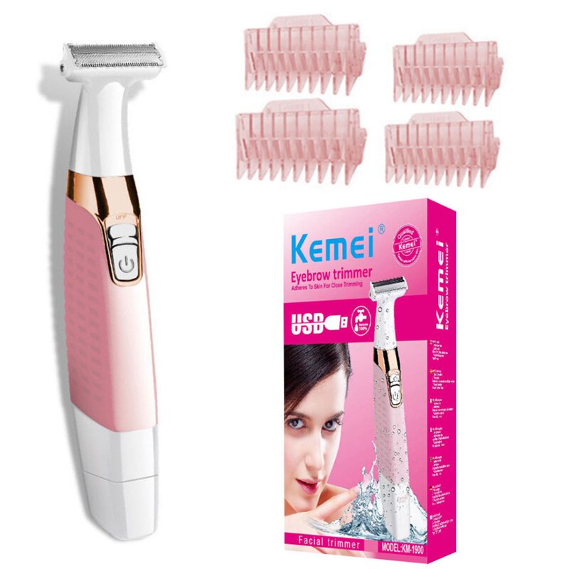 washable rechargeable electric women shaver and tr... – Vicedeal