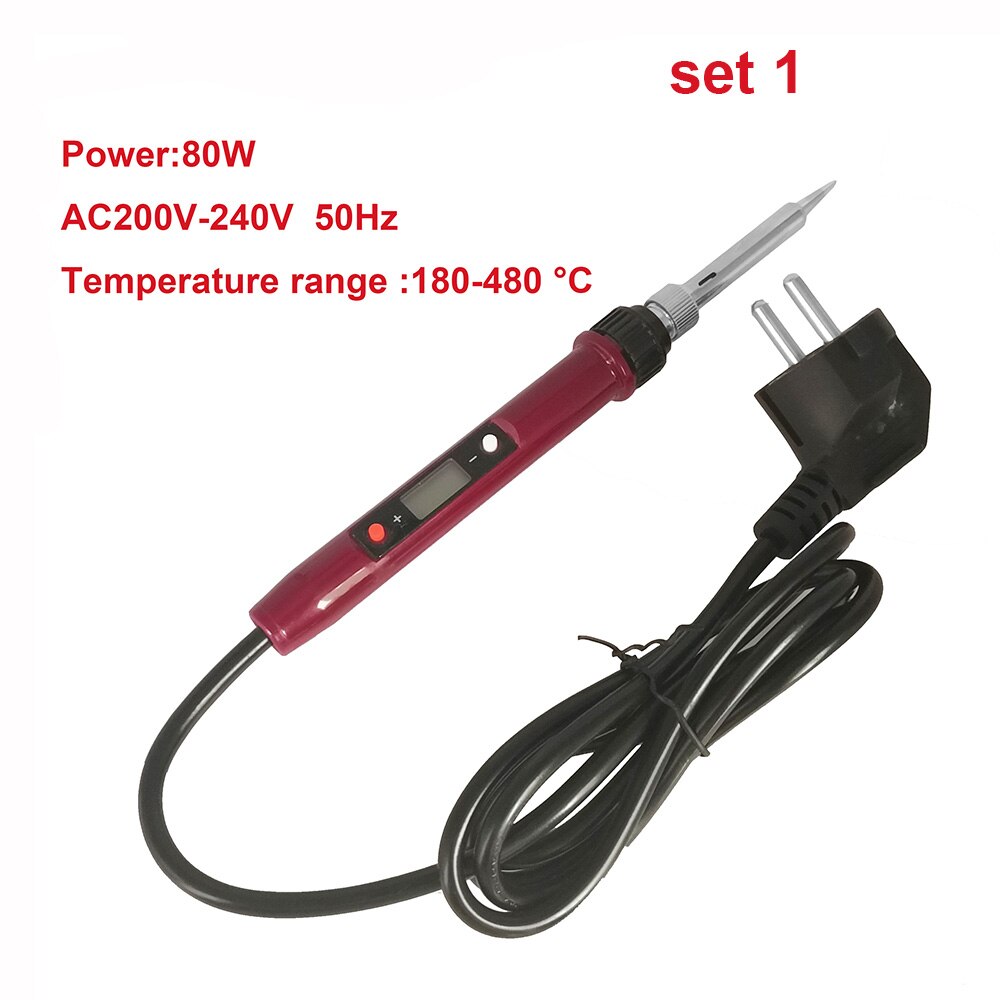 Fer à souder électrique numérique 60W/80W, tempéra... – Grandado