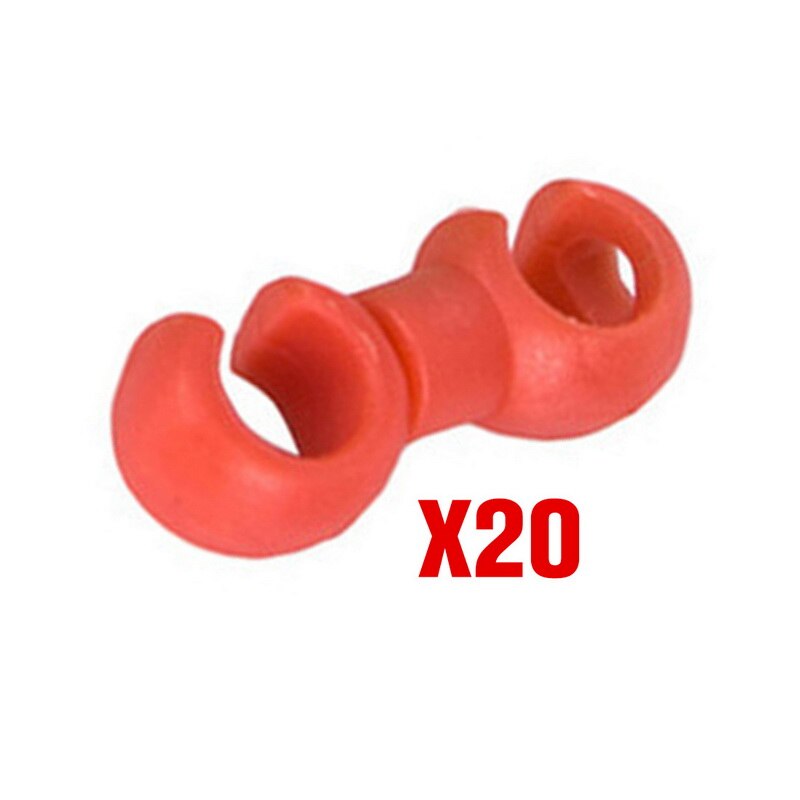 20/10 pcs Bicycle MTB Brake Cable S Style Clips Bu... – Vicedeal