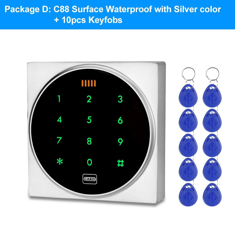 125KHz Access Control Keypad RFID Keyboard Waterpr... – Grandado