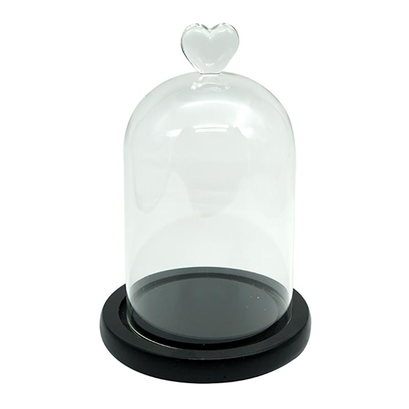 Glas Dome Cloche Freund Basis Blume Landschaft Hal... – Vicedeal