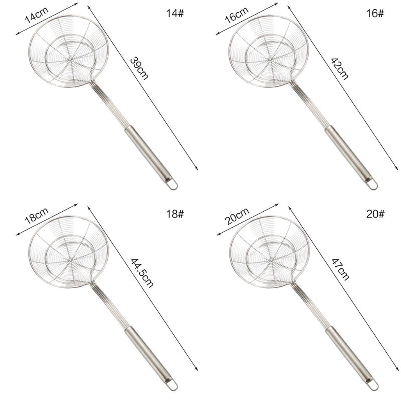 Spider Strainer Stainless Steel Skimmer Ladle Food... – Vicedeal