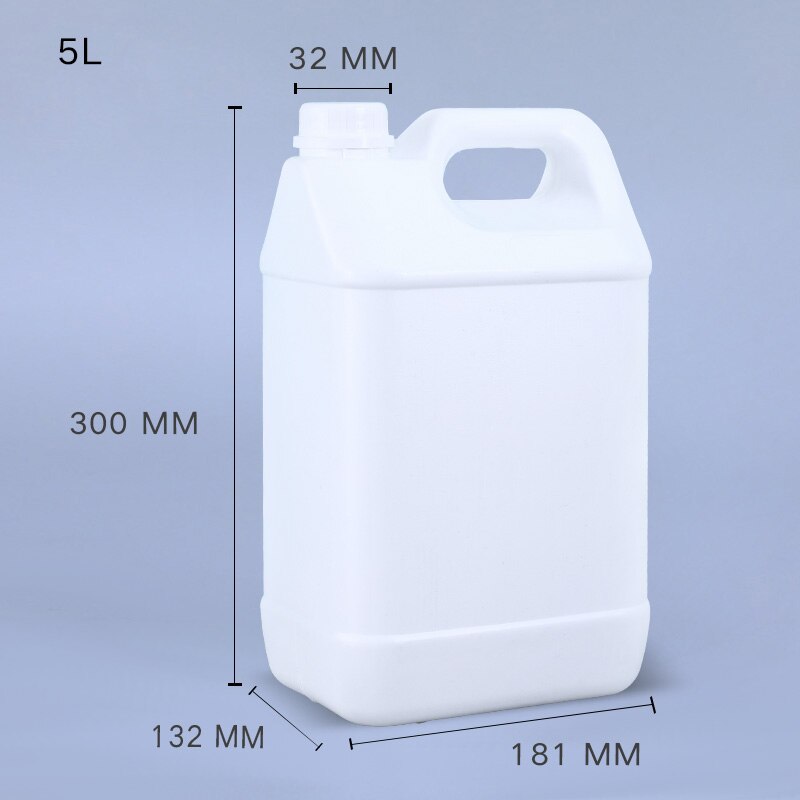 5L Empty Square Plastic Jerry Can Food Grade Thick... – Grandado
