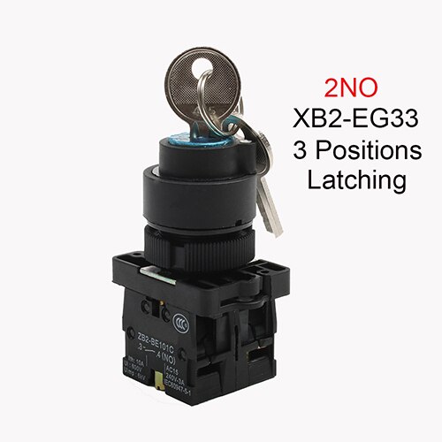 XB2-EG21XB2-EG33 2/3 positions key-operated 1NO/2N... – Grandado