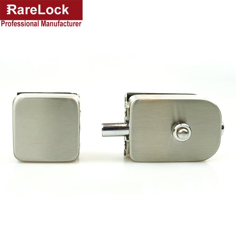 304 Stainless Glass Door Latch Thumb Push Button L... – Grandado