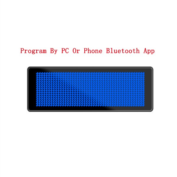 Durable Rechargeable Led Name Tag Mini Digital Blu... – Vicedeal