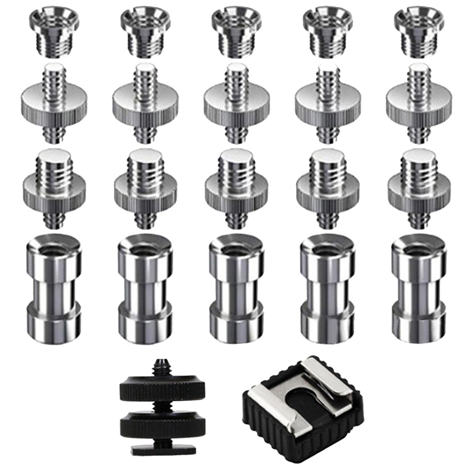 22x Camera Mount Screw Kit 1/4 Inch And 3/8 Inch f... – Vicedeal