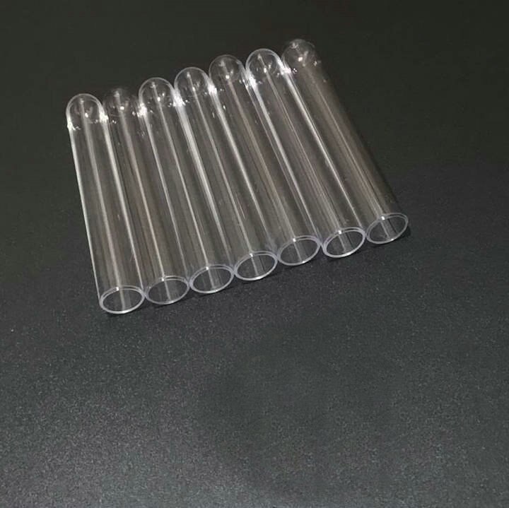 100pcs/lot 12x100mm round bottom Plastic test tube... – Grandado