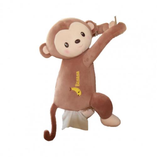 Car Tissue Box Plush Monkey Hanging Type Cute Tiss... – Vicedeal
