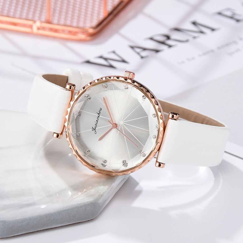 Luxury Women's Watches Leather Strap Ladies Women ... – Grandado
