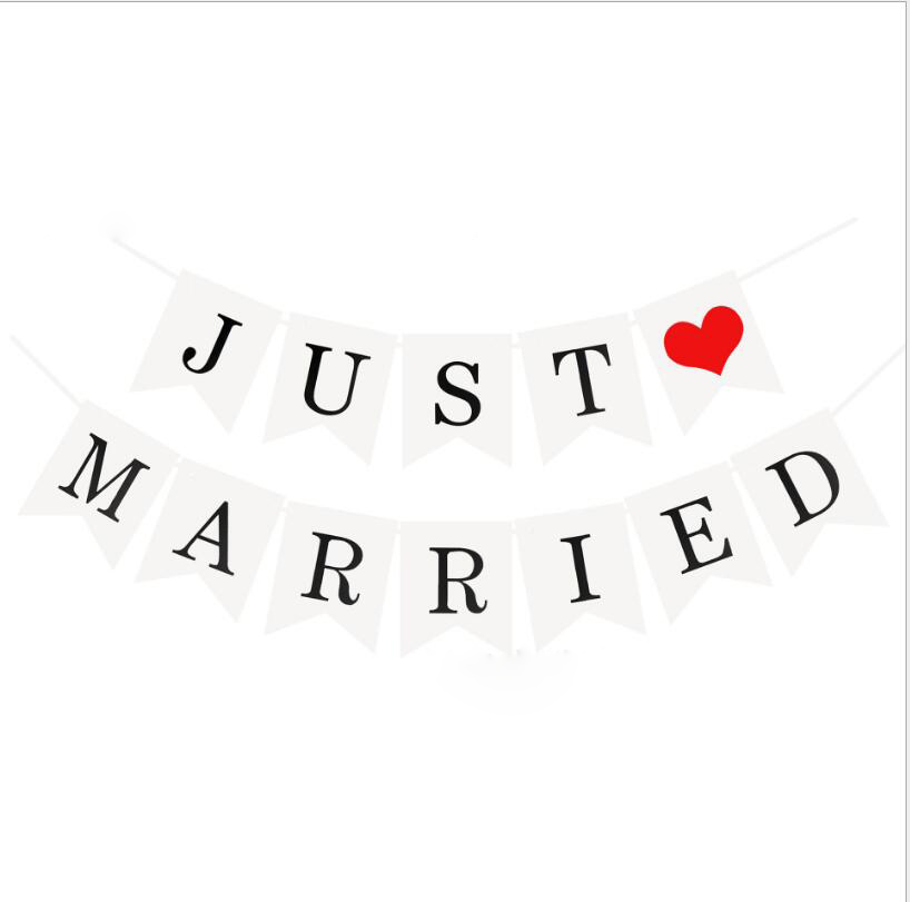 3M Net Getrouwd Photo Booth Prop Vintage Wedding B... – Grandado