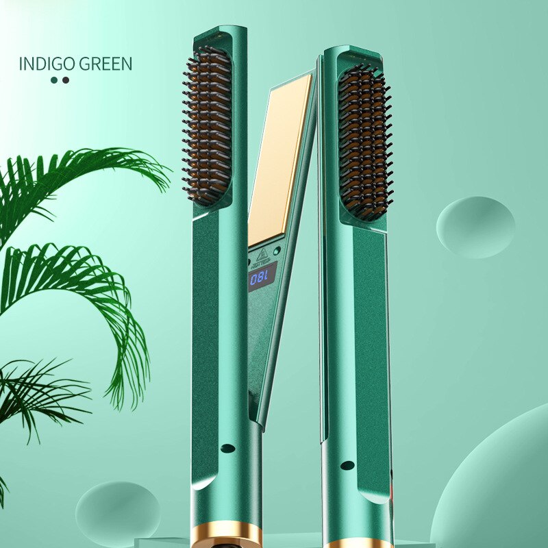 3 In 1 Multi Hair Comb Hair Curlers Straighten Bru... – Vicedeal