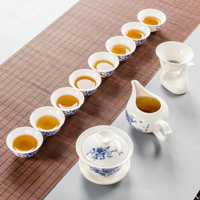 Cereamic Chinese Kungfu Tea set Teaware DrinkWare ... – Grandado