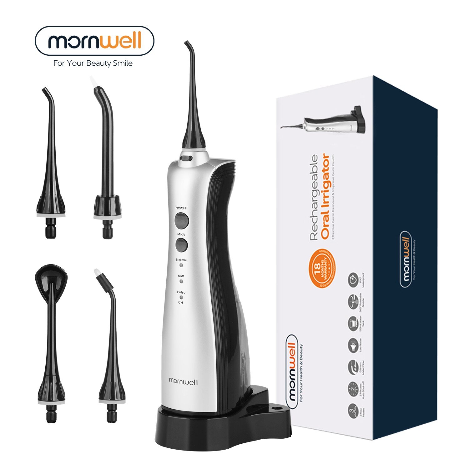 Queenwill Oral Irrigator Rechargeable Water flosse... – Vicedeal