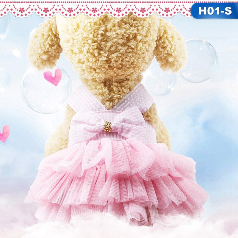 Puppy Girl Princess Tutu Dress Pet Dog Skirt Large... – Grandado